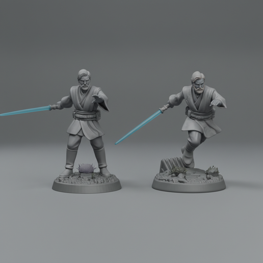 🎲 Sw legion - Obi-Wan 1・ OBJ File for 3D printing・Cults