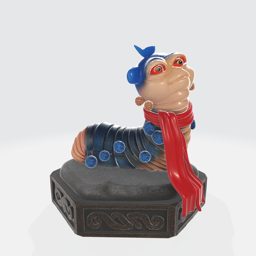 🪱 Ello Worm do Labirinto - Estatueta de personagem icónica do filme ...