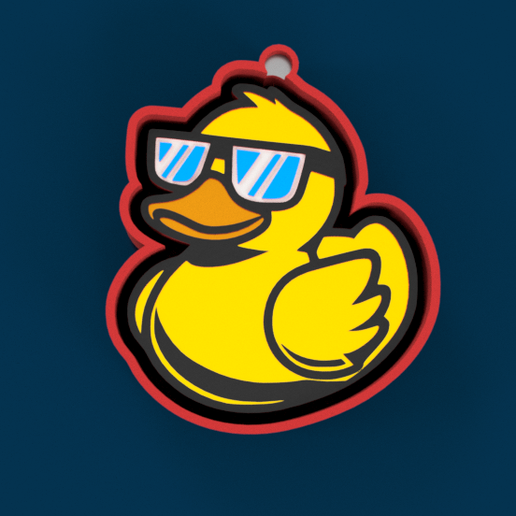 🦆 Cool Duck – Drippy & Fun Freshie Mold・ STL File for 3D printing・Cults