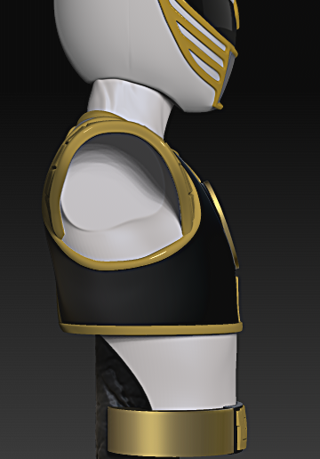 👤 MMPR White Ranger (KibaRanger) - Dairanger - 3D Bust・ OBJ File for 3D ...