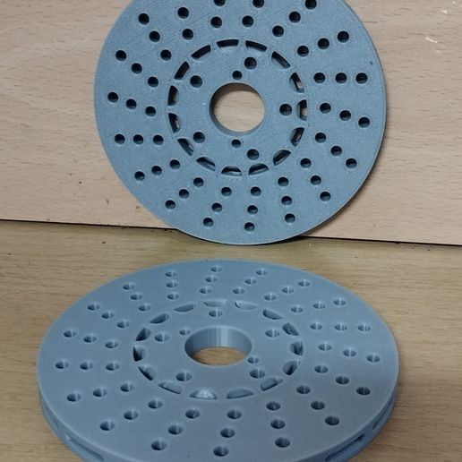 3D file brake discs as coasters in two versions for 4 thick and 10 thin ...