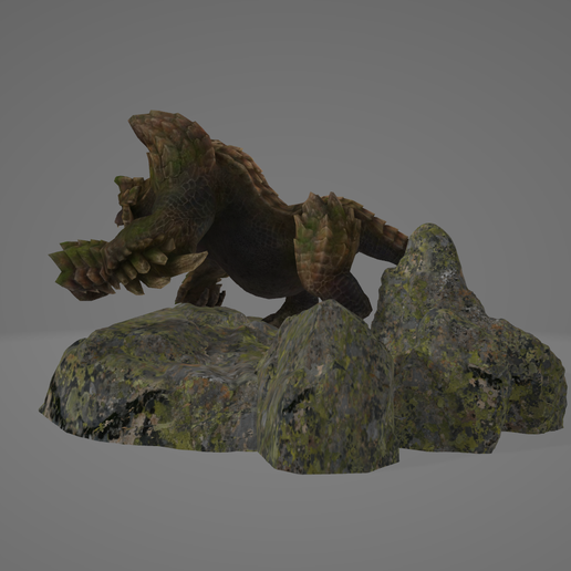 STL file MONSTER HUNTER GARANGOLM FIGURE 👹 (OBJ)・Model to download and ...