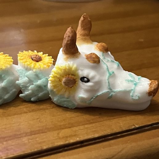Sunflower Dragon (Scleroderma Awareness) - Cults3D 3D Model | 3Drop