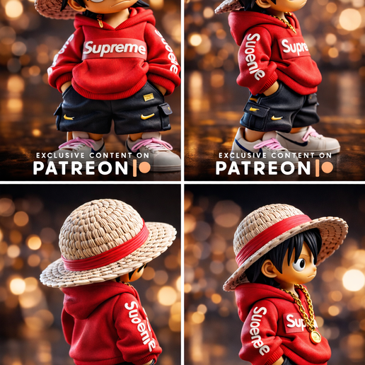 👨‍🎨 Urban Luffy – Premium STL Release・ 3MF File for 3D printing・Cults