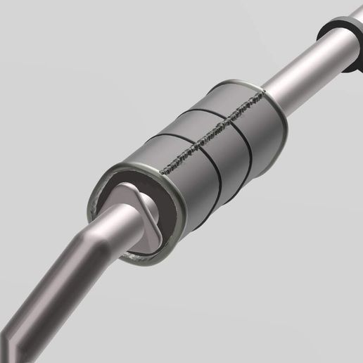 🔫 1/35 AFV Club M35A1 gun truck exhaust system part (M12)・ STL File for ...