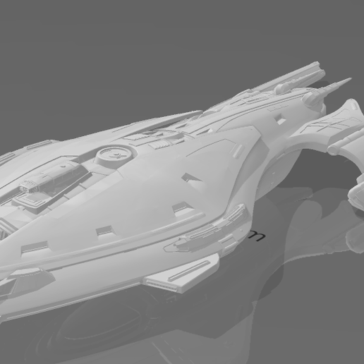 🧪 STO - Terran - Trailblazer-class Science Warship・文件用于 免费 STL 三维打印・Cults