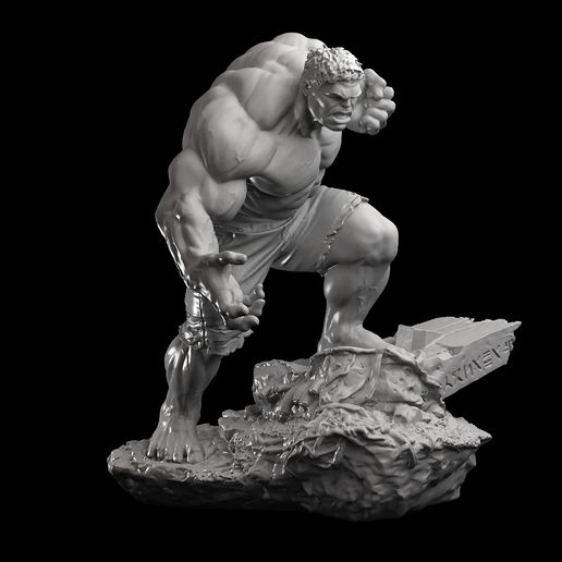 🎬 HULK 3D・ STL File for 3D printing・Cults