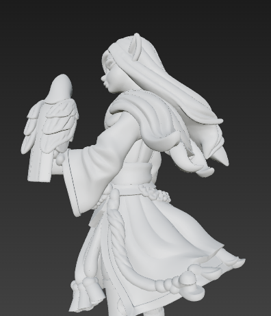 🧝 Young Elf girl・ STL File for 3D printing・Cults