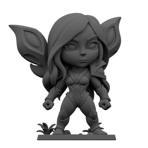 🦸 2 Figures of Kaisa League of legends・ STL File for 3D printing・Cults
