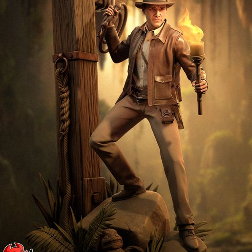 👾 Indiana Jones・ STL File for 3D printing・Cults