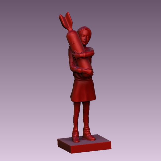STL file Banksy Bomb Love 💣 ・3D printable model to download・Cults