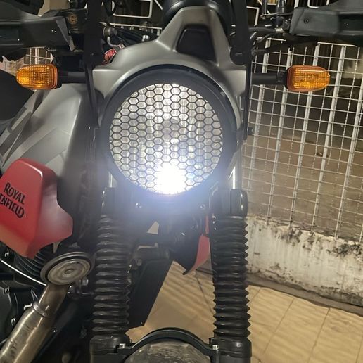 🏍️ Royal Enfield Scram 411 180mm HEADLIGHT COVER・ STL File for 3D ...