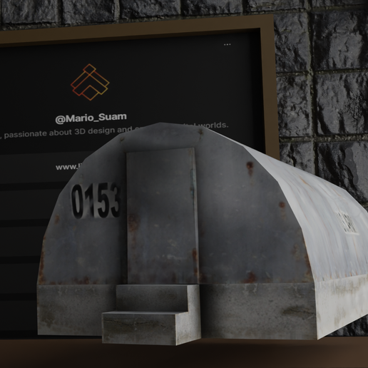 🛡️ Mini Military Bunker 3D – U.S. Army Shelter・Free STL File for 3D ...