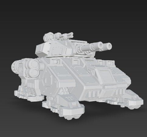 🪖 3D Printable Iron Oath 'Goliath' Heavy Assault Tank – Futuristic ...