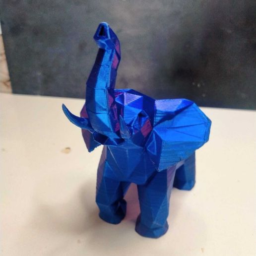 🐘 Geometric Elephant Collection - STL・Free STL File for 3D printing・Cults