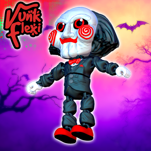 🪚 Saw Billy the Puppet MultiColor Flexi Print-In-Place + figure ...