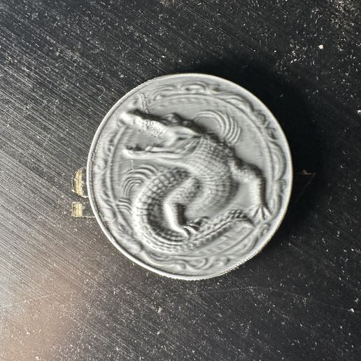 🐊 Alligator Token・Free STL File for 3D printing・Cults