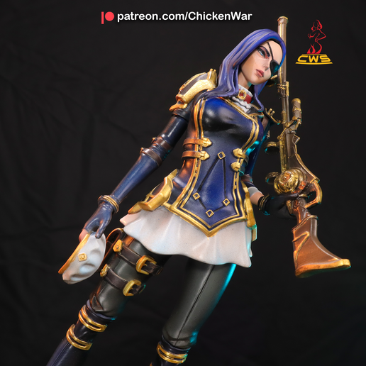 👾 CAITLYN ARCANE 3D Pringting・ 3D File for 3D printing・Cults