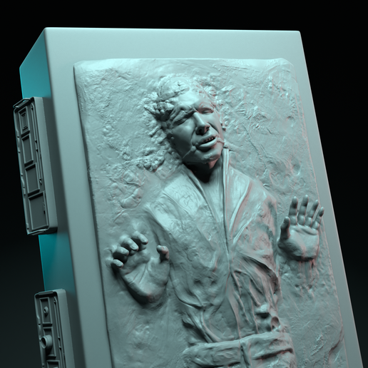 🔙 Han Solo Carbonite - Empire Strikes Back・ STL File for 3D printing・Cults