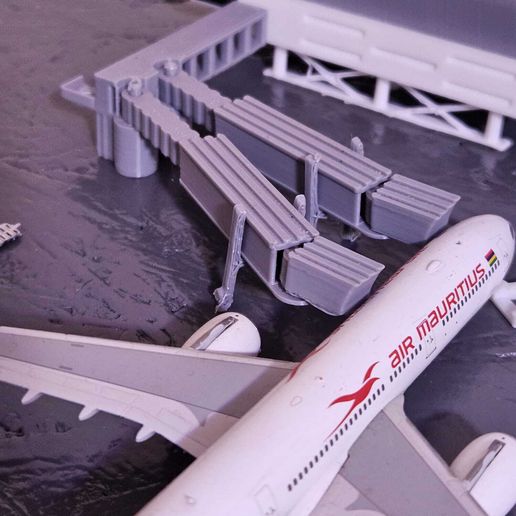🏘️ Airport jetway connection 1/400・ STL File for 3D printing・Cults