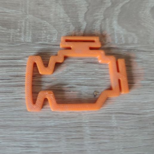 🚗 CAR CHECK LIGHT KEYCHAIN・ STL File for 3D printing・Cults