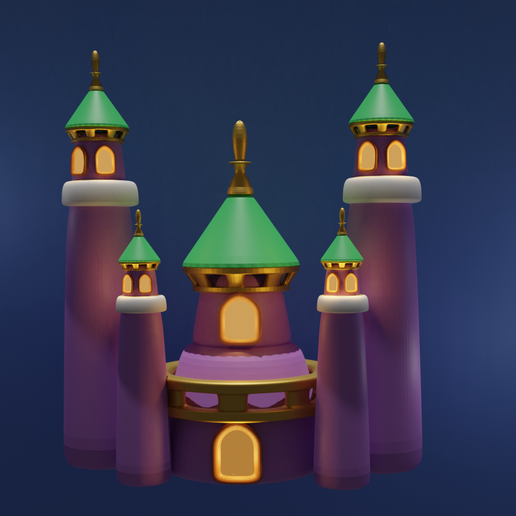 STL file Castle princess Jasmine 🏰 ・3D printable model to download・Cults