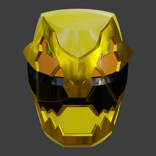 🪖 No.1 Sentai Gozyuger - Gozyuger Tyrano Yellow・ STL File for 3D ...