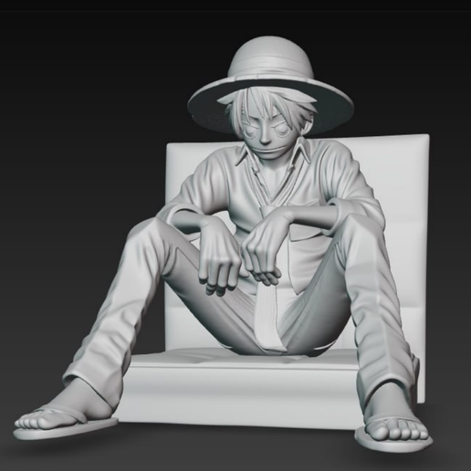🐒 ONE PIECE MONKEY D.LUFFY・ STL File for 3D printing・Cults