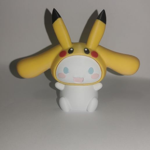 3D file Cinnamoroll pikachu 🐉 ・3D printer model to download・Cults