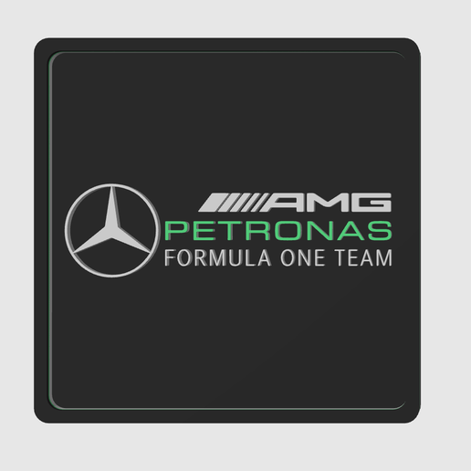 🖼️ Mercedes-Benz AMG Petronas Decorative Frame・ 3MF File for 3D ...
