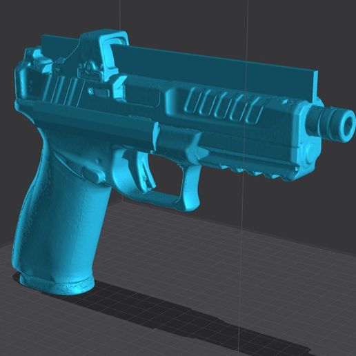 🔫 Springfield Echelon w/ Threaded Barrel and RDS Model・ STL File for 3D ...