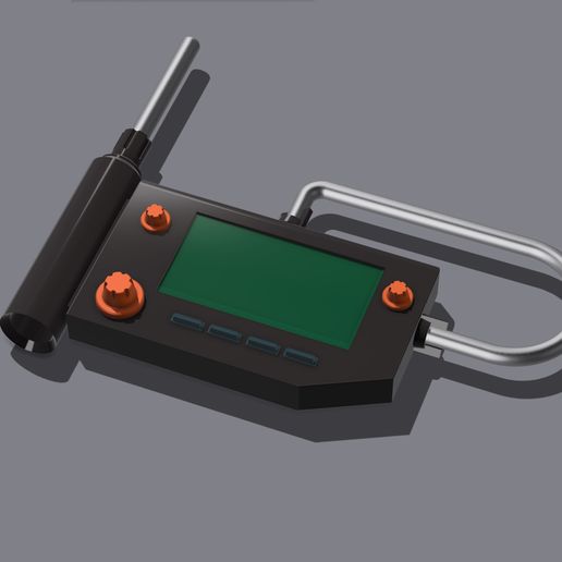 🔌 Hand-held SciFi Scanner Prop・ STL File for 3D printing・Cults