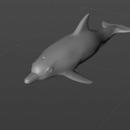 🐬 Digital 3D model of a dolphin・ STL File for 3D printing・Cults