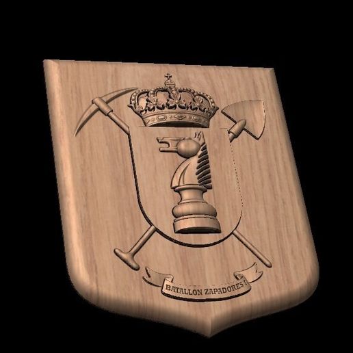 🪖 SAPPERS EMBLEM・ STL File for 3D printing and CNC machining - Laser ...