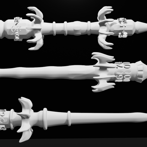 🎲 Role Playing Dice -Magic Wand set Vol. I- (Full Set)・Free STL File ...