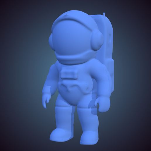 STL file Little Astronaut 🧑‍🚀 ・Model to download and 3D print・Cults