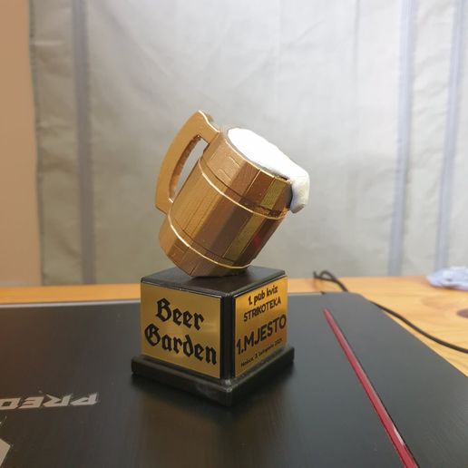 🍺 Beer Mug Trophy・ STL File for ・Cults