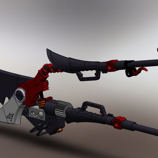 🔫 Ellen Joe Weapon Replica Character ZZZ Live Size For Cosplay Property ...