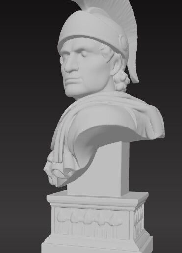 🎨 Ancient Roman Hero Figure 3D Printable STL FBX OBJ 3D print model ...