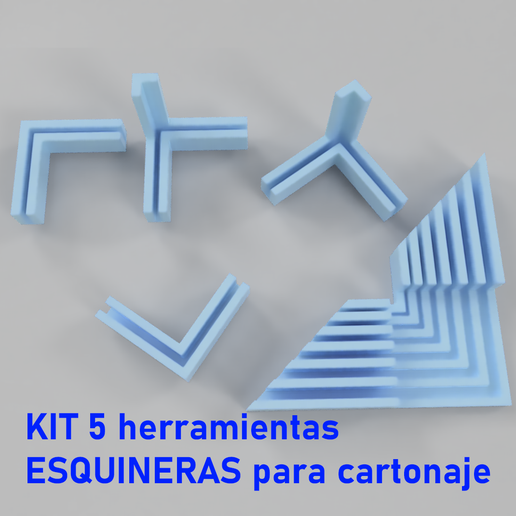 Archivo STL HERRAMIENTAS ESQUINERAS - CARTONAJE - SCRAPBOOK 👨‍🎨 ・Diseño de impresora 3D para ...