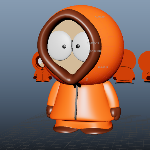 🔧 kenny・ OBJ File for 3D printing・Cults