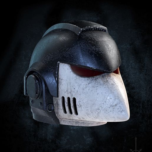 🛰 Space Raven Helmet, Beaky Marine・ 3D File for 3D printing・Cults