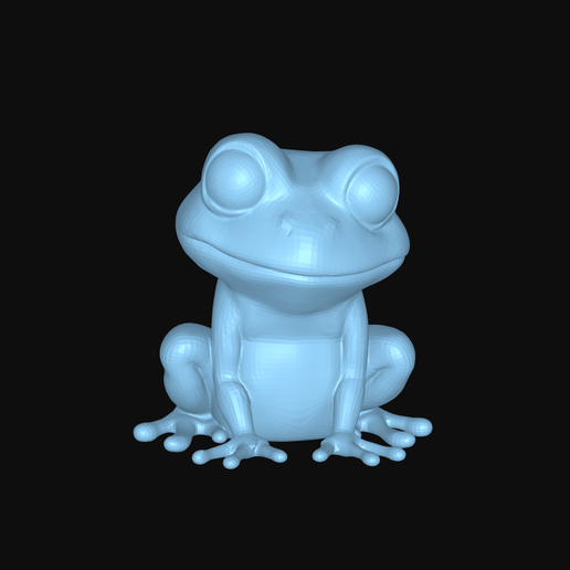🐸 Tiny Frog (Easy Print)・ STL File for 3D printing・Cults