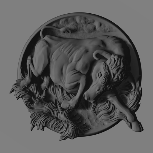 🐂 toro cnc stl diseño・Archivo STL para Impresión 3D y Mecanizado CNC ...