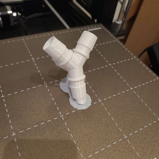 🌳 Simple parametric Y-connector・Free 3D File for ・Cults