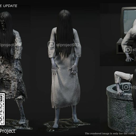 🗿 Sadako・ 3D File for ・Cults