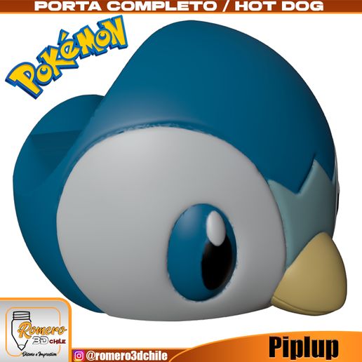 STL file New Complete Piplup / Pokemon Holder 🆕 ・3D printable design to ...