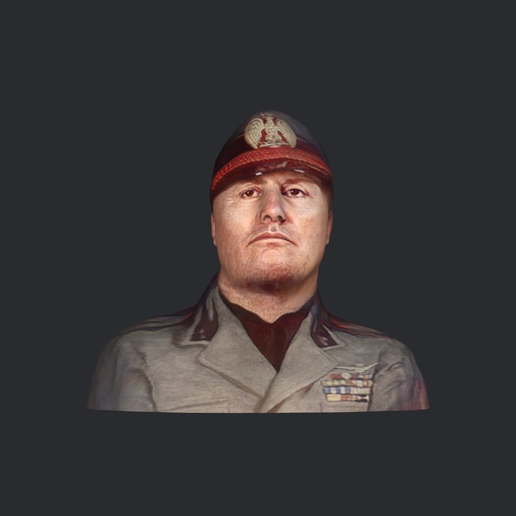 👤 Benito Mussolini-bust/head/face ready for 3d printing・ 3D File for 3D ...