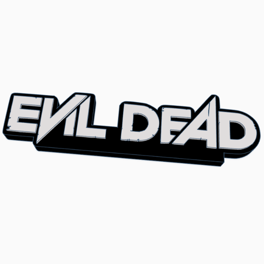 😵 5x EVIL DEAD Logo Display Collection by MANIACMANCAVE3D・ STL File for ...