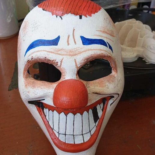 STL file Red Criminal Mask 🦸 ・3D printing design to download・Cults